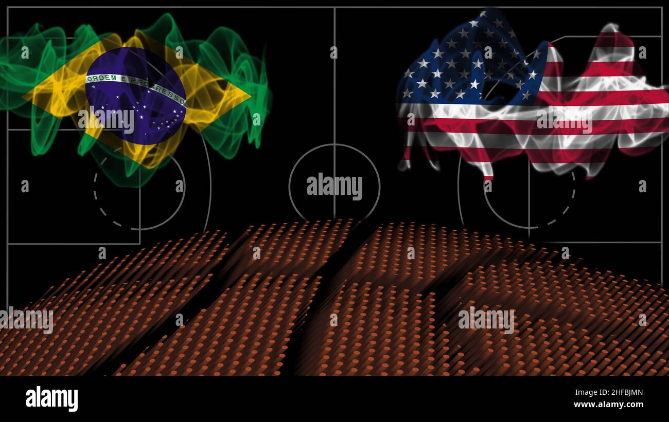 Brazil battle for the ball hi-res stock photography and images - Alamy