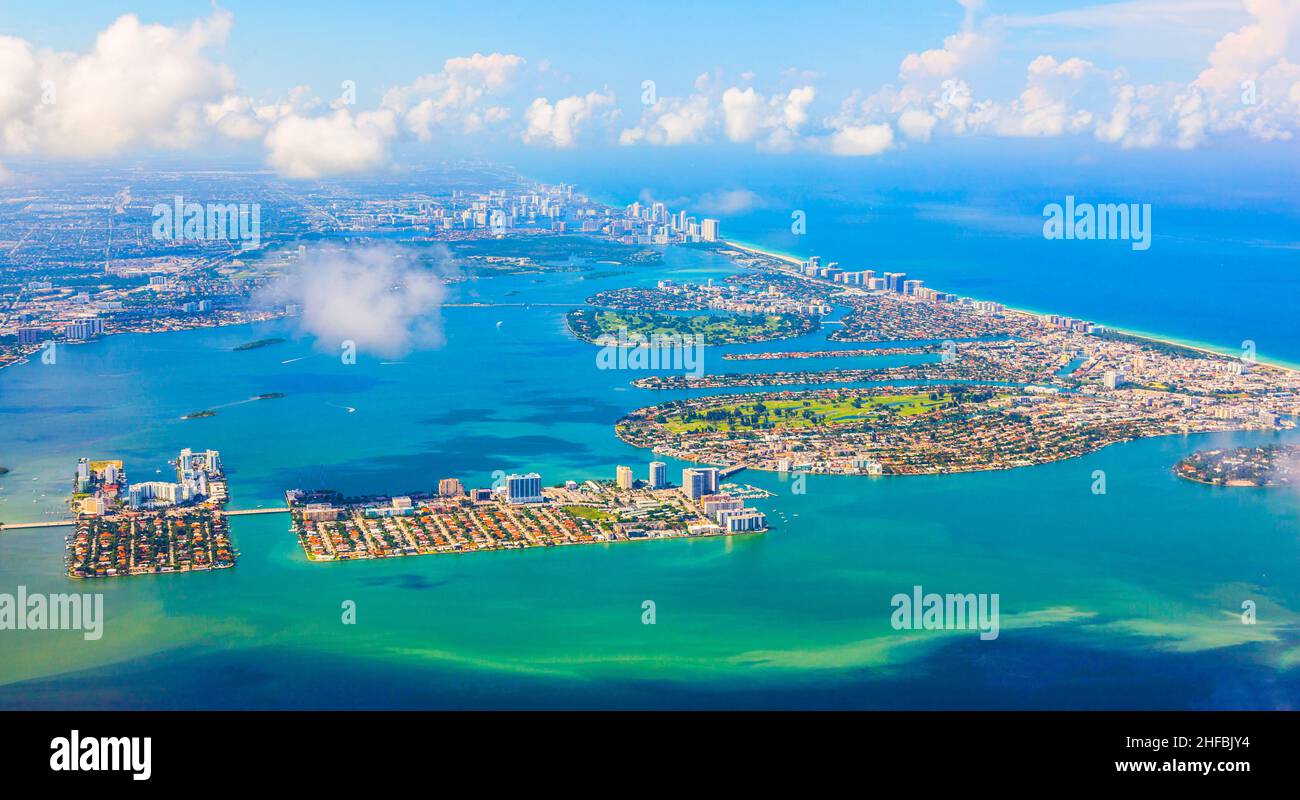 Beautiful miami beach aerial view hi-res stock photography and images ...