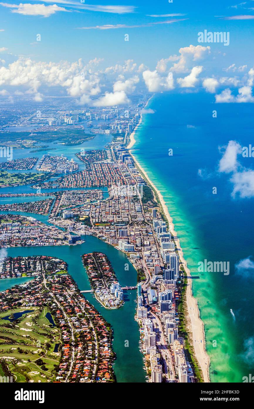 Beautiful aerial view miami landscape hi-res stock photography and ...
