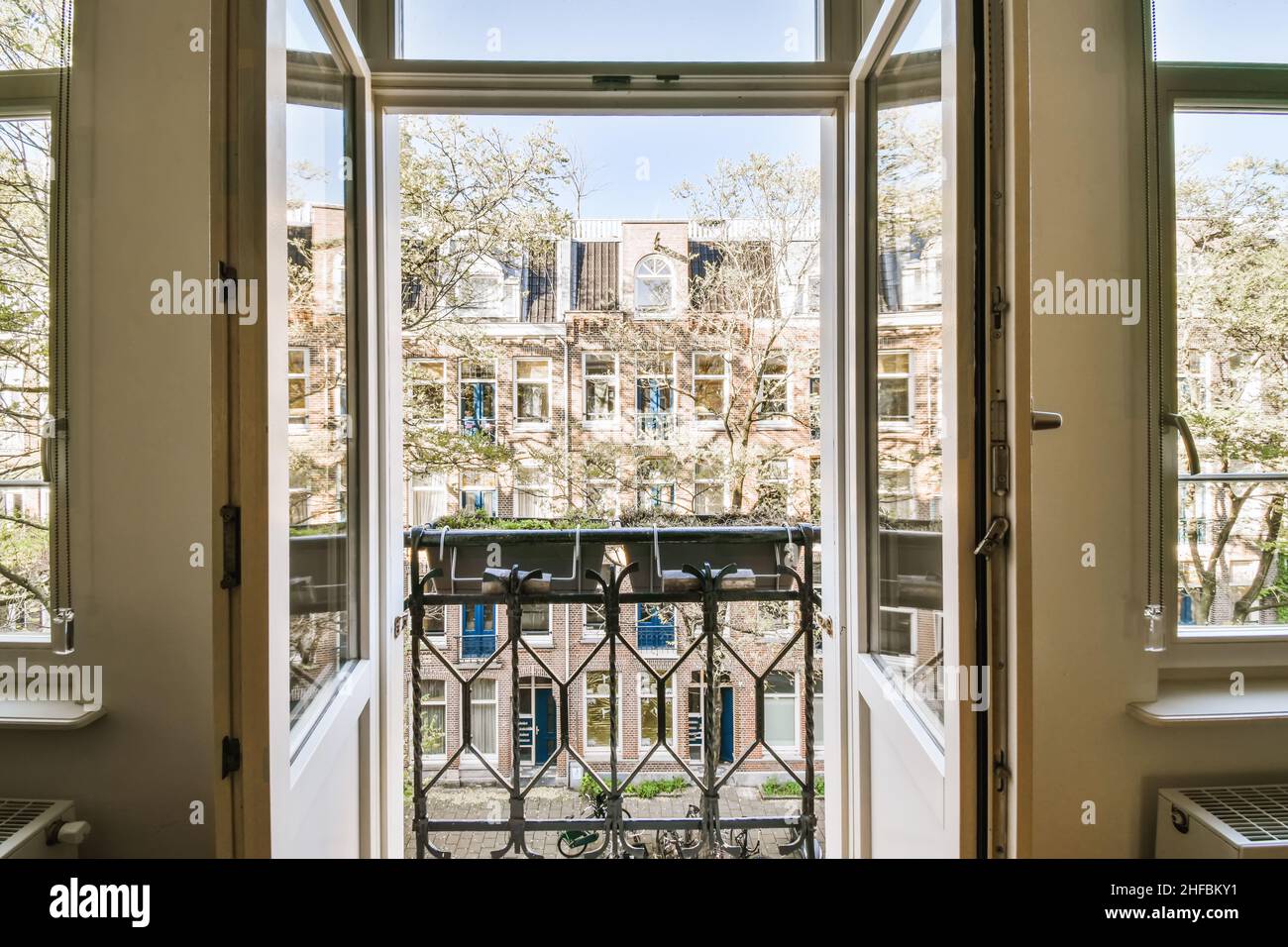 Open doors leading to the balcony hi-res stock photography and images ...