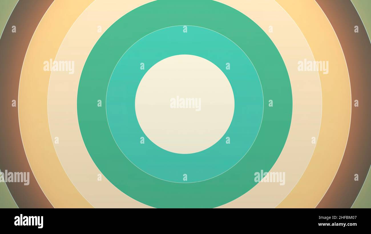 Circle transitions. Cricle appearance, trickling, Animation of ...