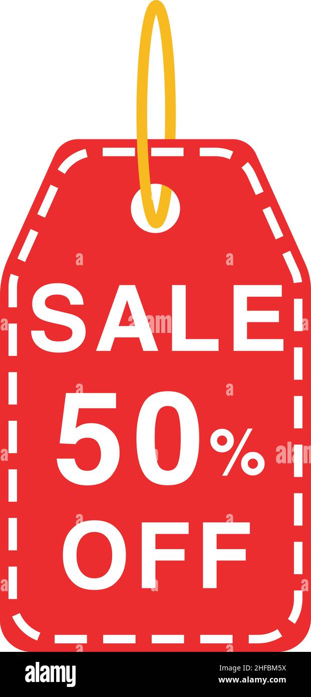 Sale discount tag rope Stock Vector Images - Alamy