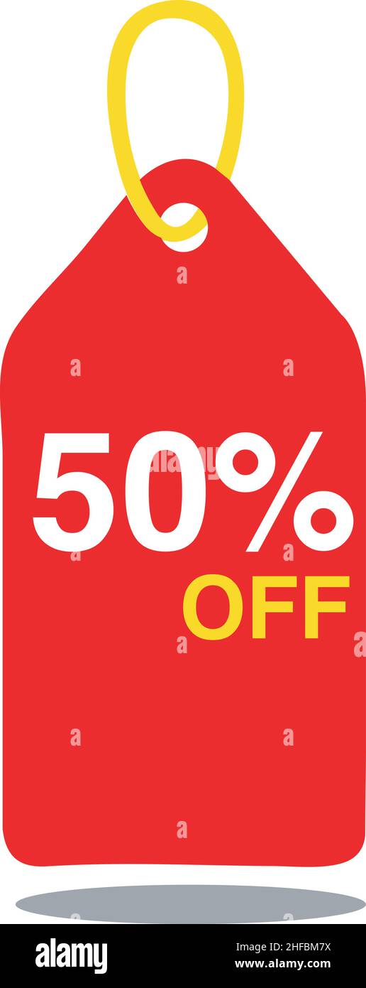 Sale stickers red Stock Vector Images - Alamy