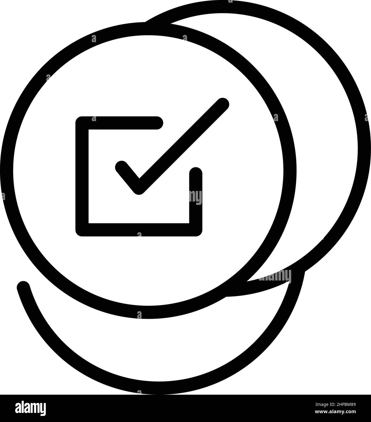 Benchmark icon outline vector. Time unit. Cost product Stock Vector ...