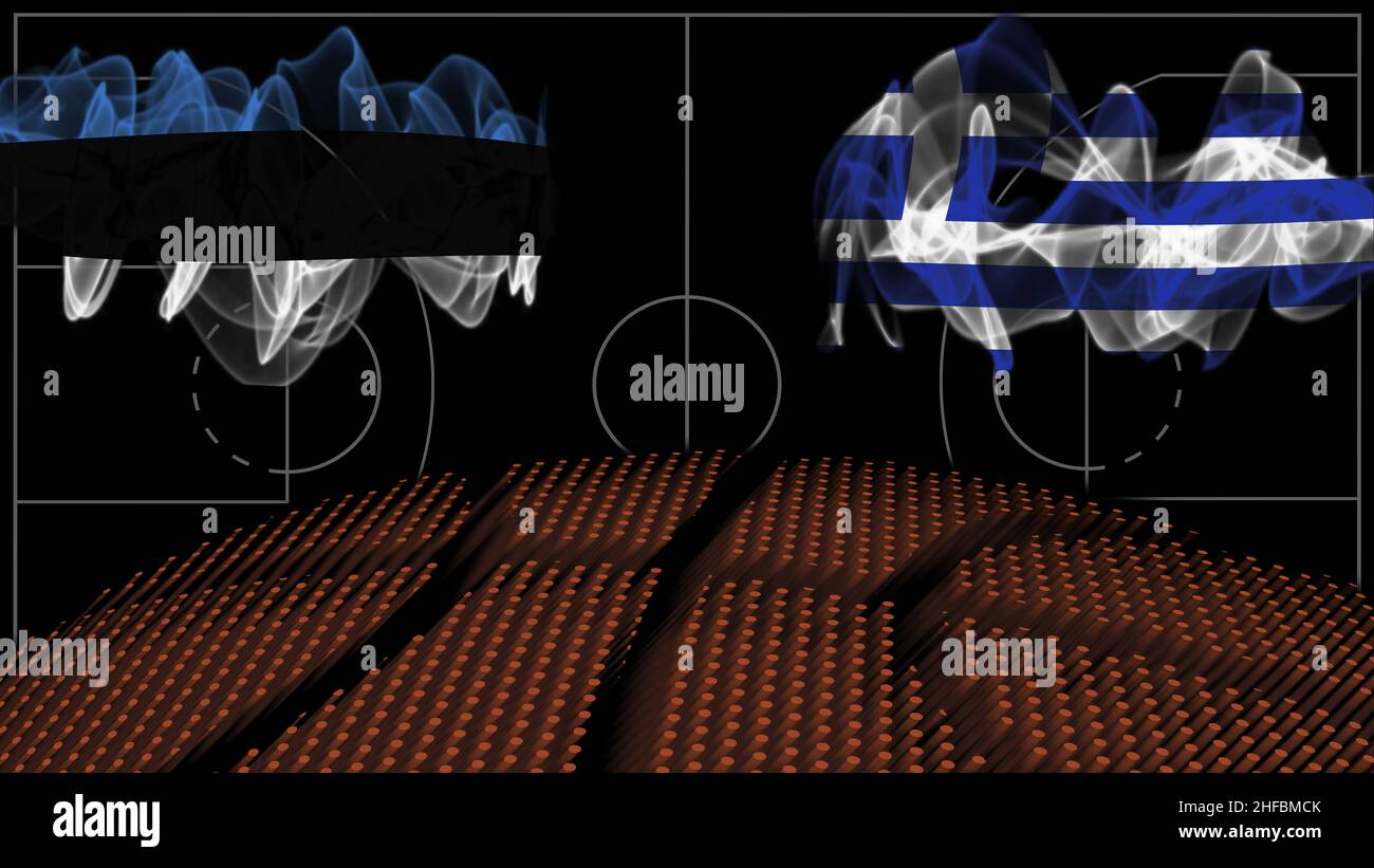 Greece estonia flag hi-res stock photography and images - Alamy