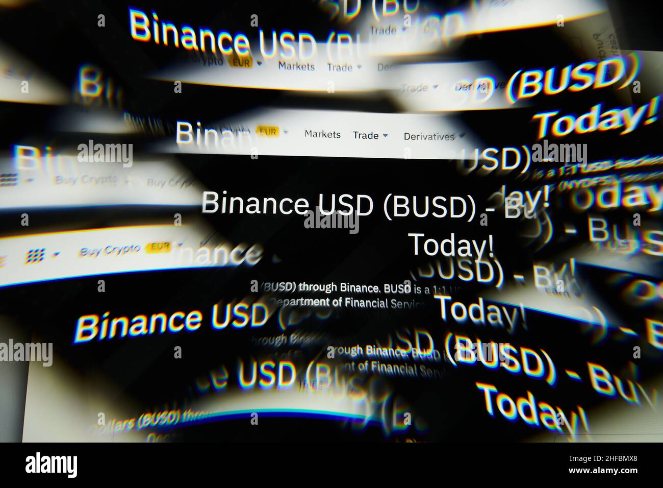 Busd logo hi-res stock photography and images - Alamy