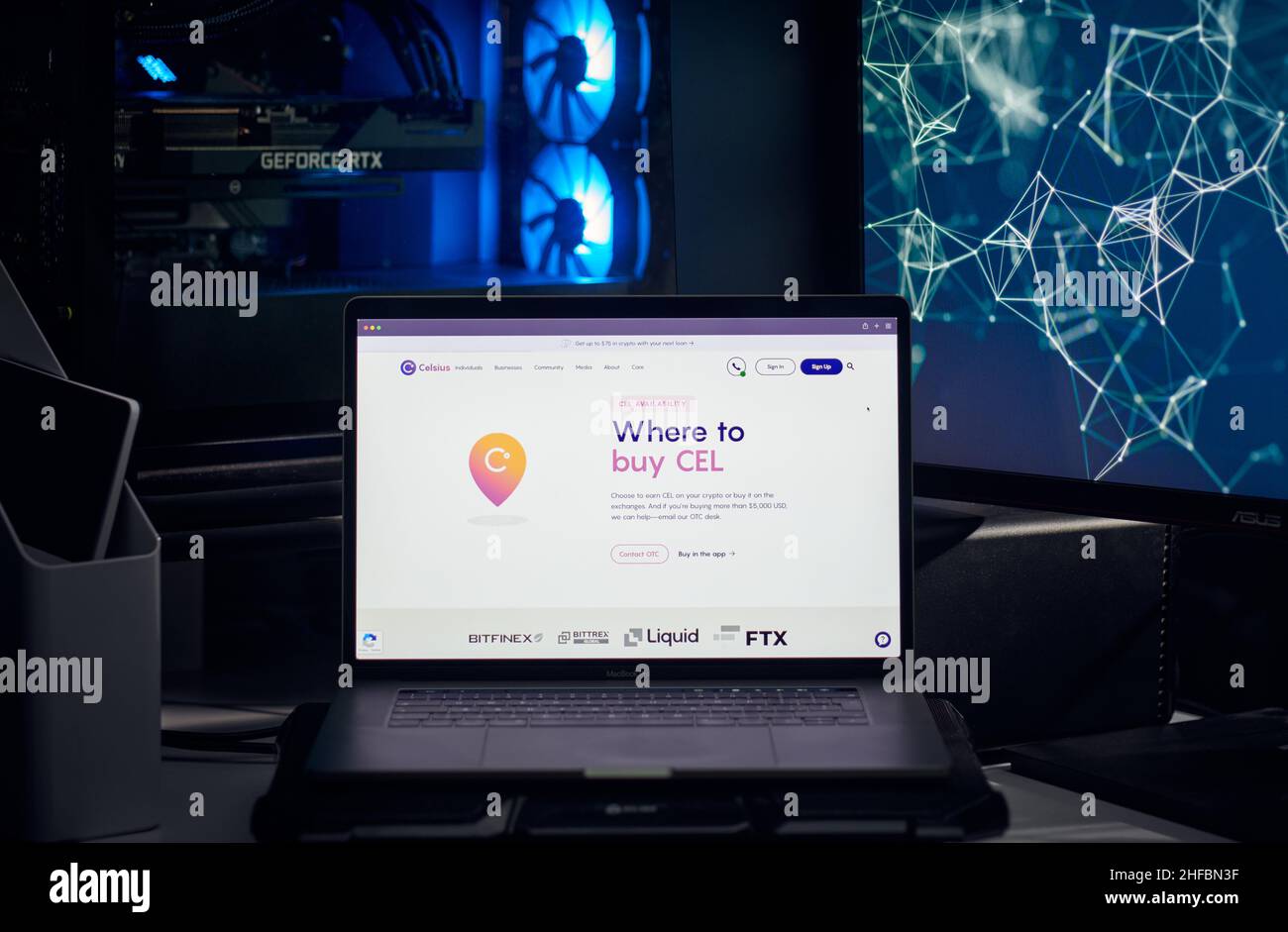 Celsius logo hi-res stock photography and images - Alamy