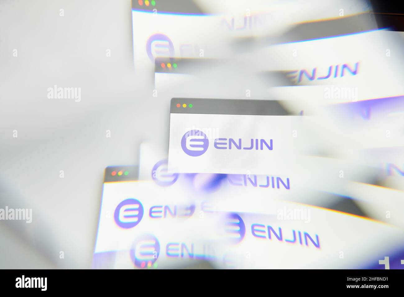 Enj logo hi-res stock photography and images - Alamy