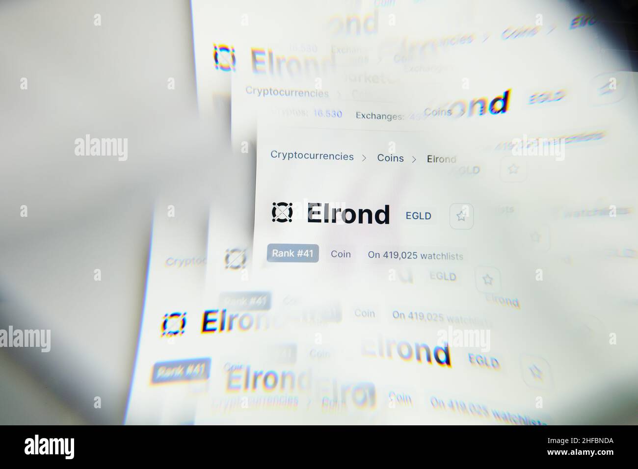 Egld crypto hi-res stock photography and images - Alamy