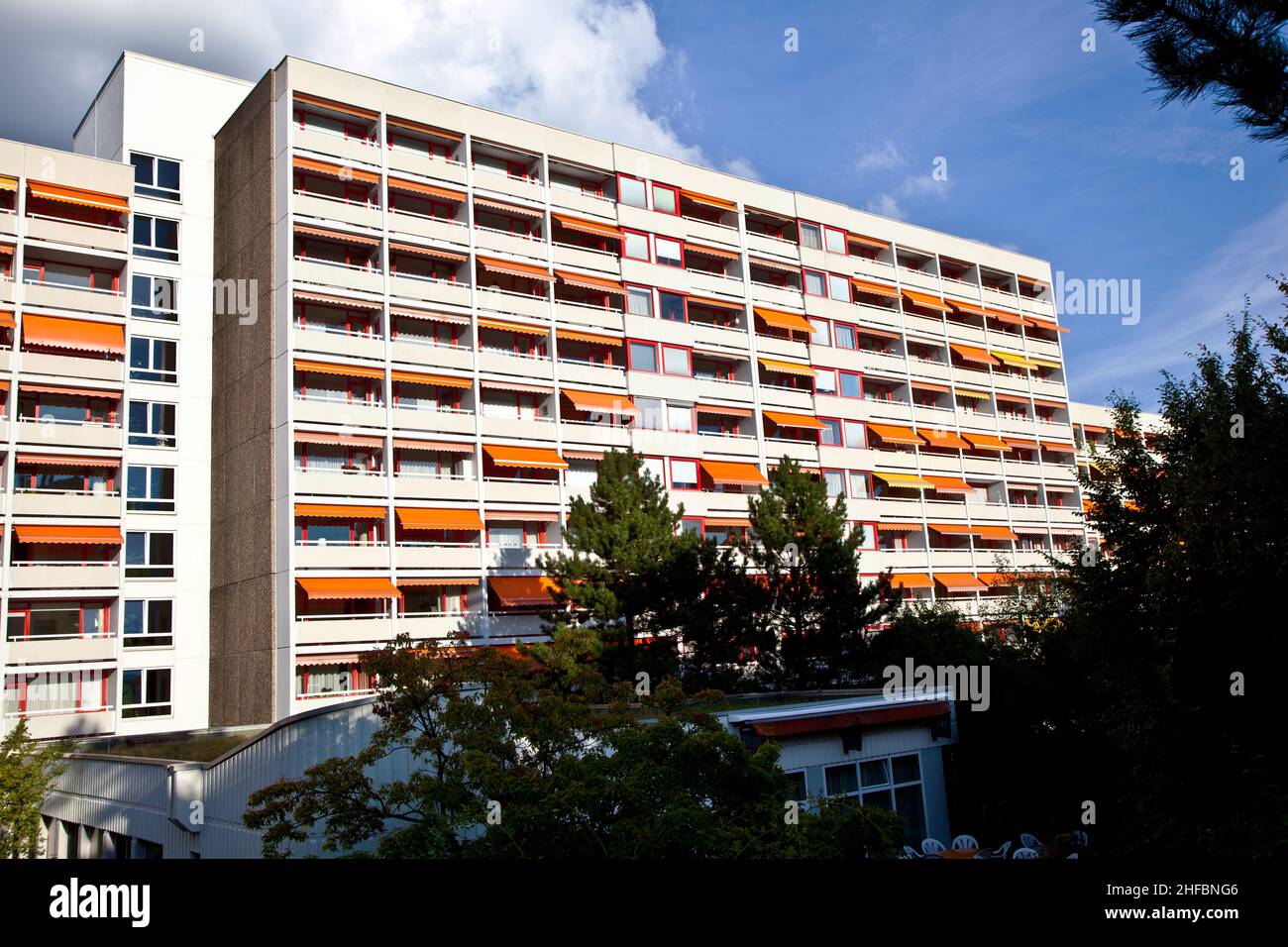 facade of modern home for old people Stock Photo - Alamy