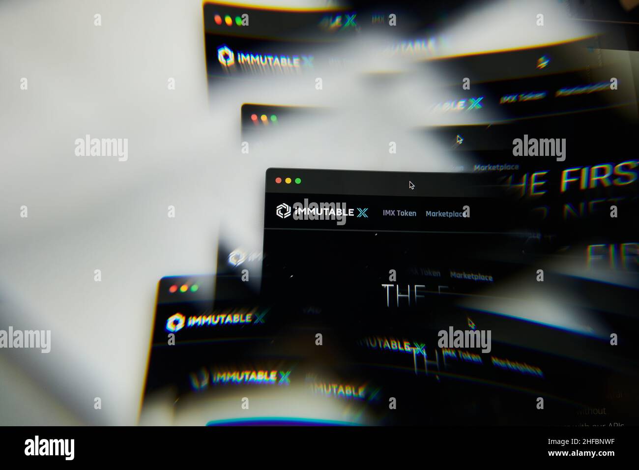 Immutable x imx coin hi-res stock photography and images - Alamy