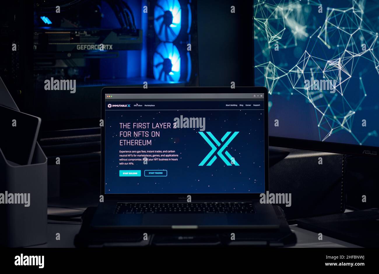 Immutable x imx coin hi-res stock photography and images - Alamy