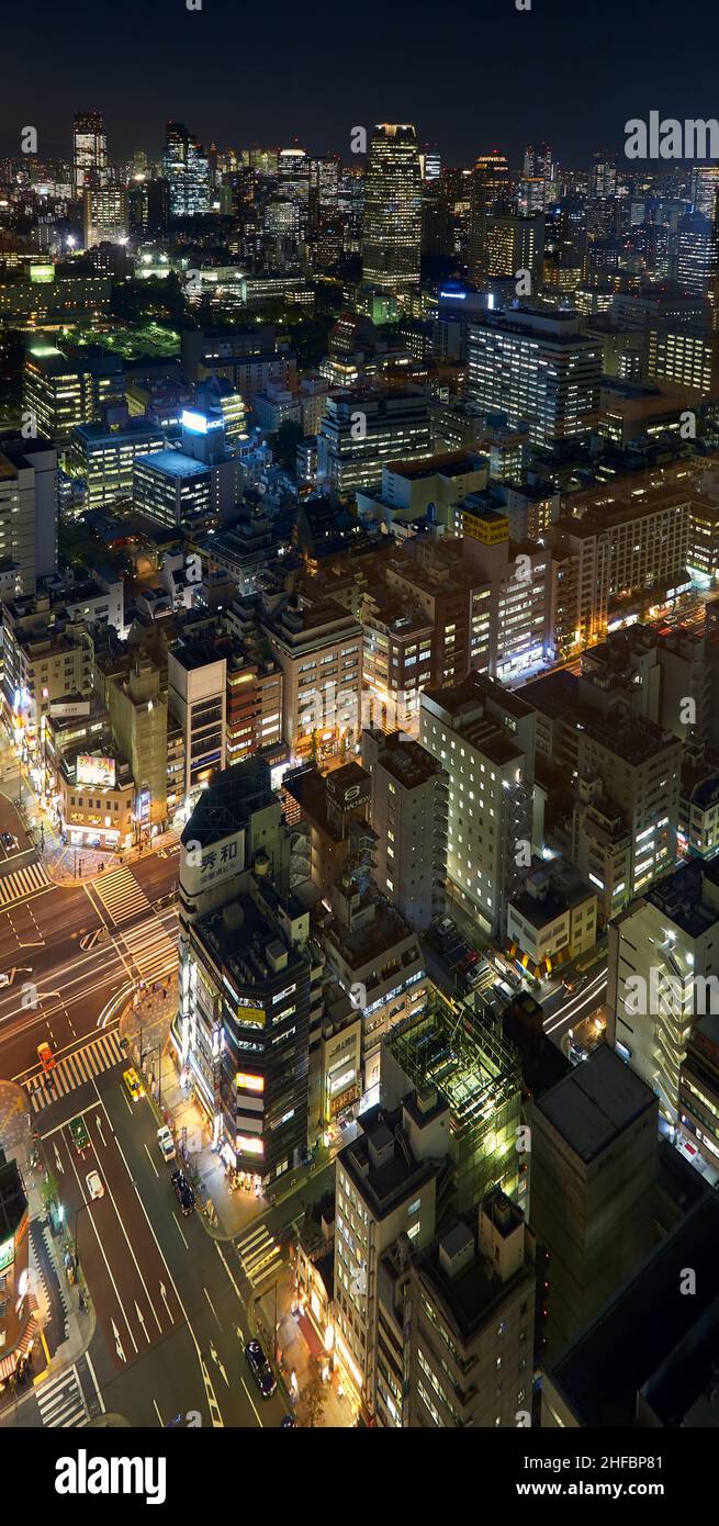 Birds eye view tokyo city hi-res stock photography and images - Alamy