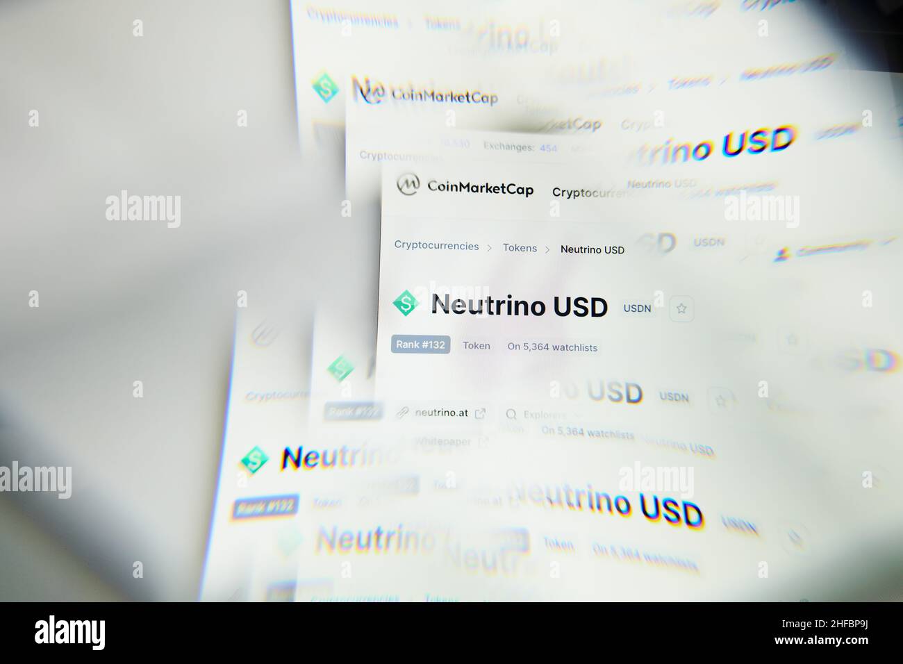 Neutrino usd editorial hi-res stock photography and images - Alamy