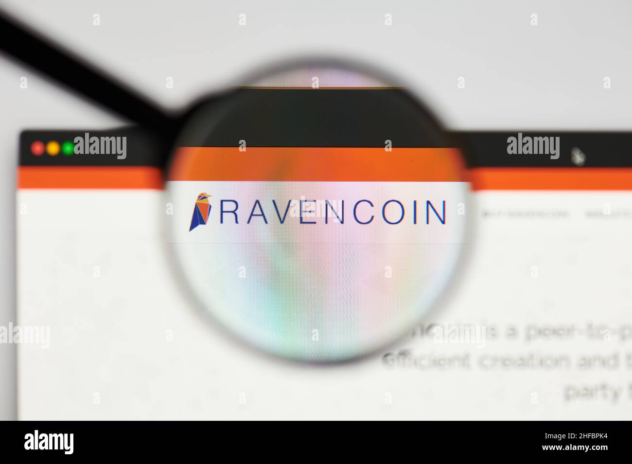 Ravencoin rvn coin hi-res stock photography and images - Alamy