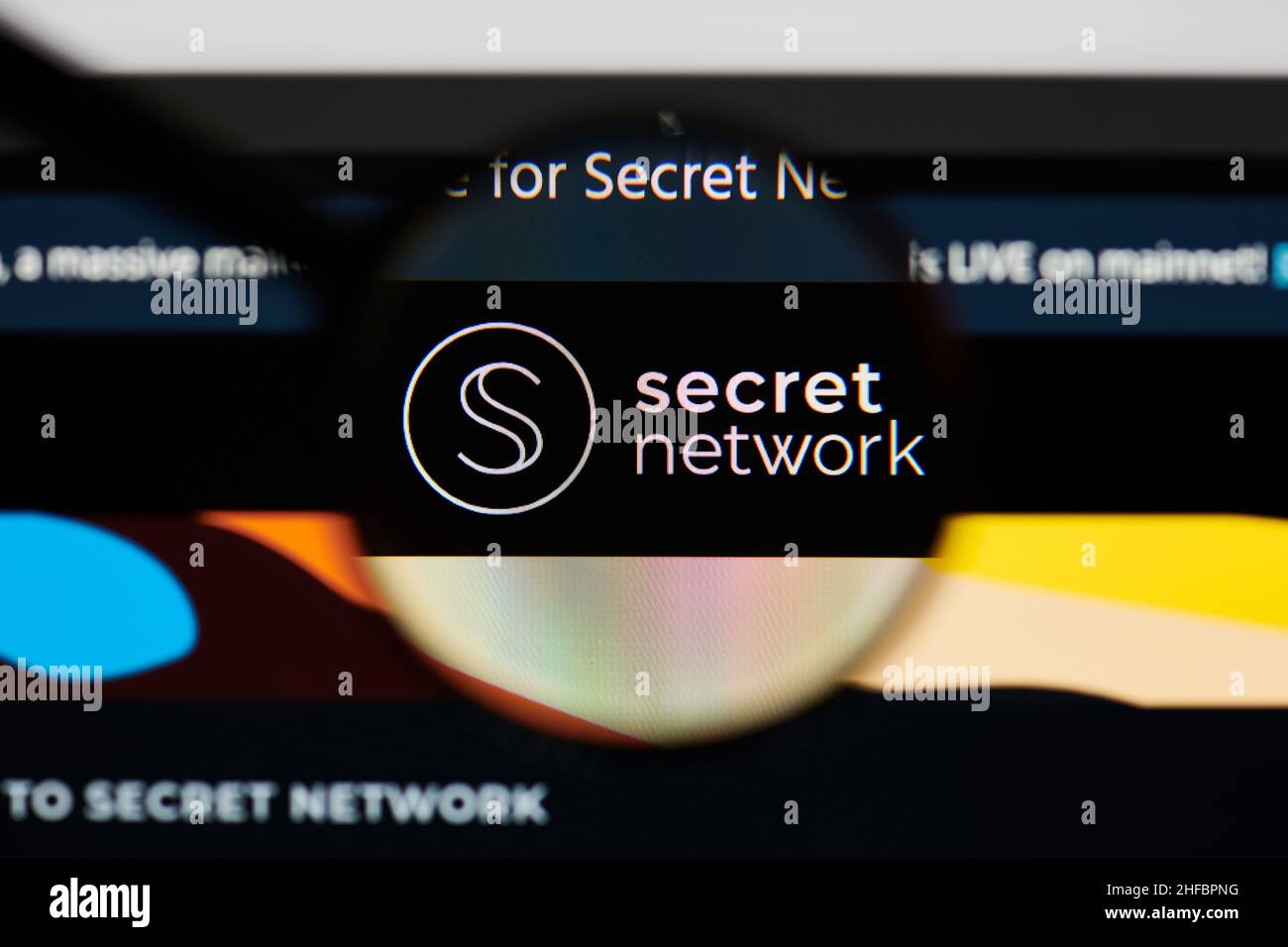 Secret scrt coin hi-res stock photography and images - Alamy