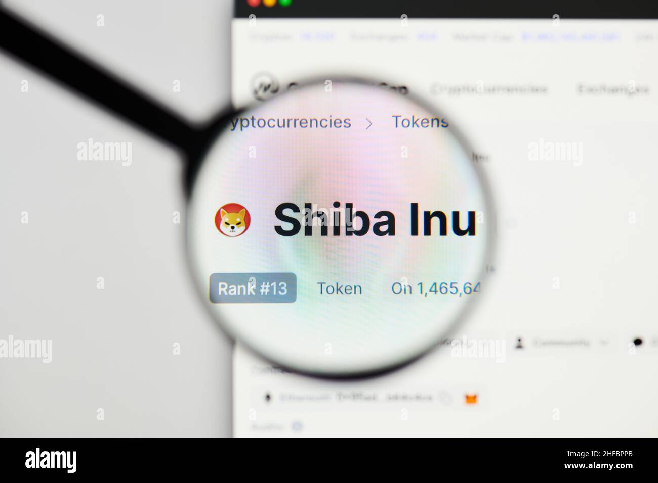 Shiba inu coin logo hi-res stock photography and images - Alamy