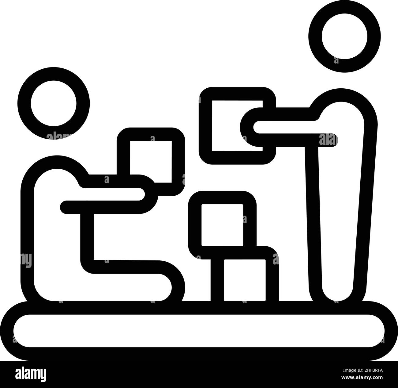 Kindergarten classroom boy girl Black and White Stock Photos & Images ...