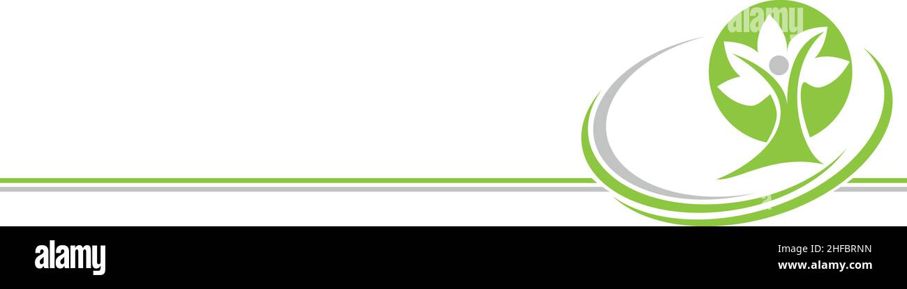 Tree Plant Person Gardener Wellness Background Stock Vector Image & Art ...