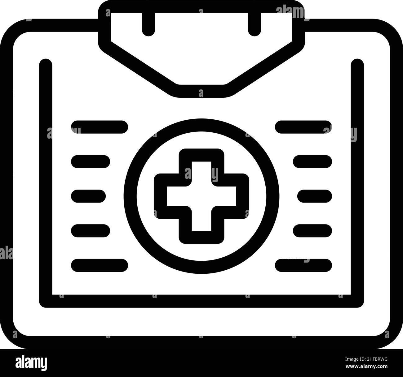 Portable first aid kit icon outline vector. Care help. Health doctor ...