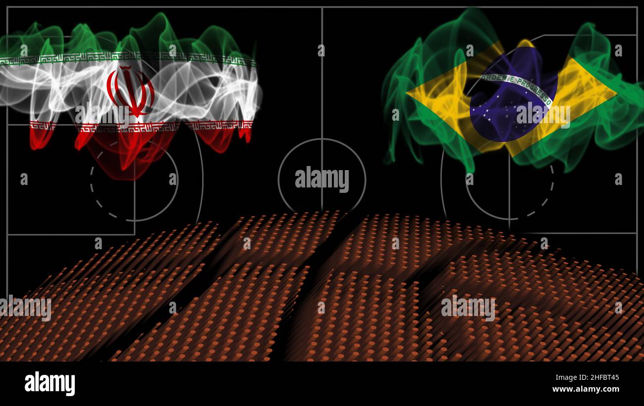 Brazil iran flag hi-res stock photography and images - Alamy