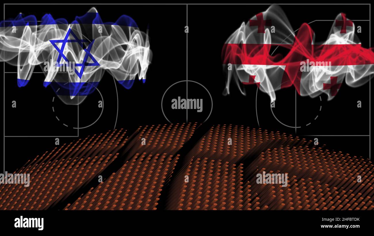 Georgia israel flag hi-res stock photography and images - Alamy