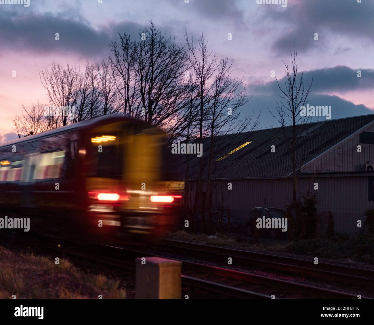 Commuters train movement hi-res stock photography and images - Alamy