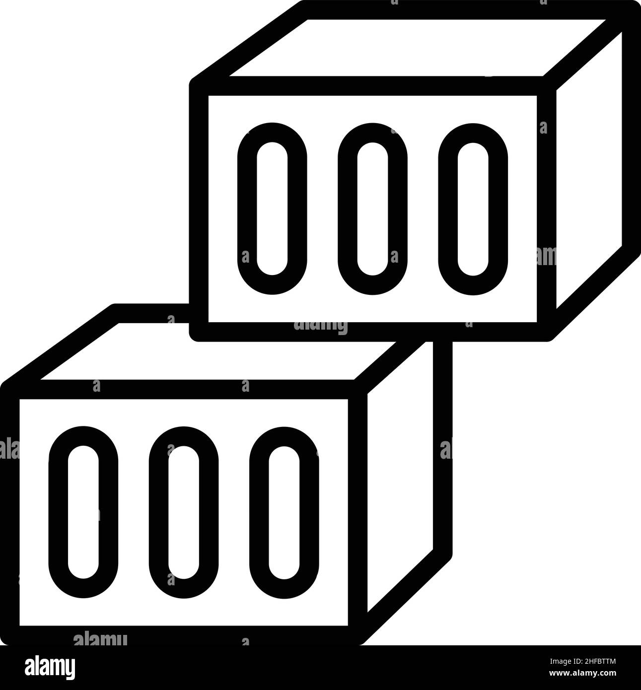 Brick worker icon outline vector. Mortar wall. Build cement Stock ...