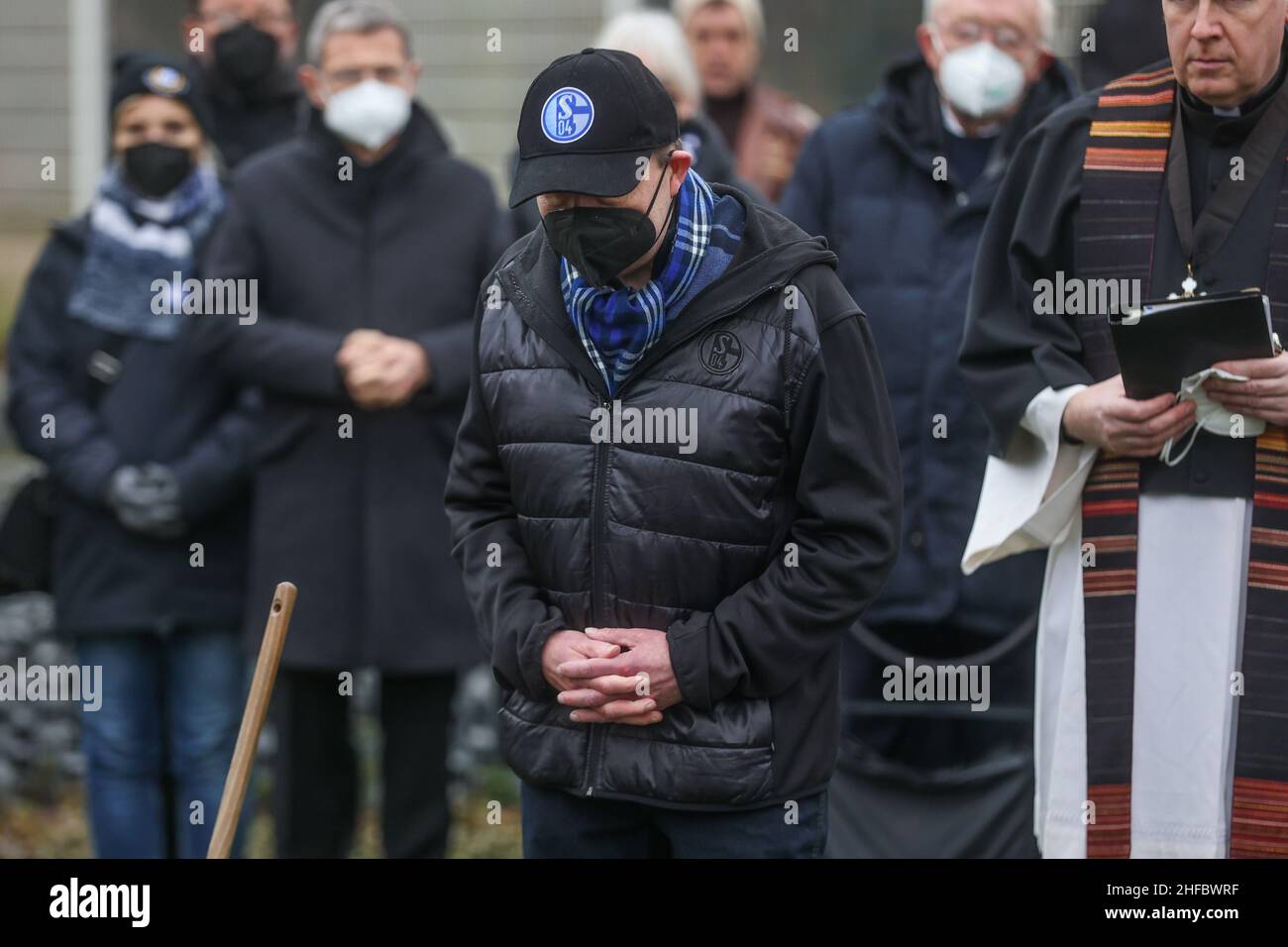 Gelsenkirchen, Germany. 15th Jan, 2022. Matthias Libuda stands at the ...
