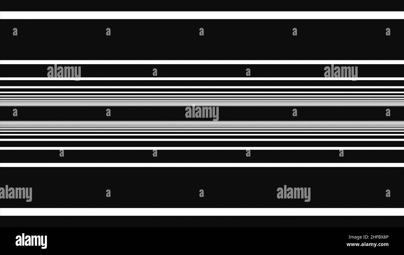 Infinite fly through straight stripes on black background. Lines ...