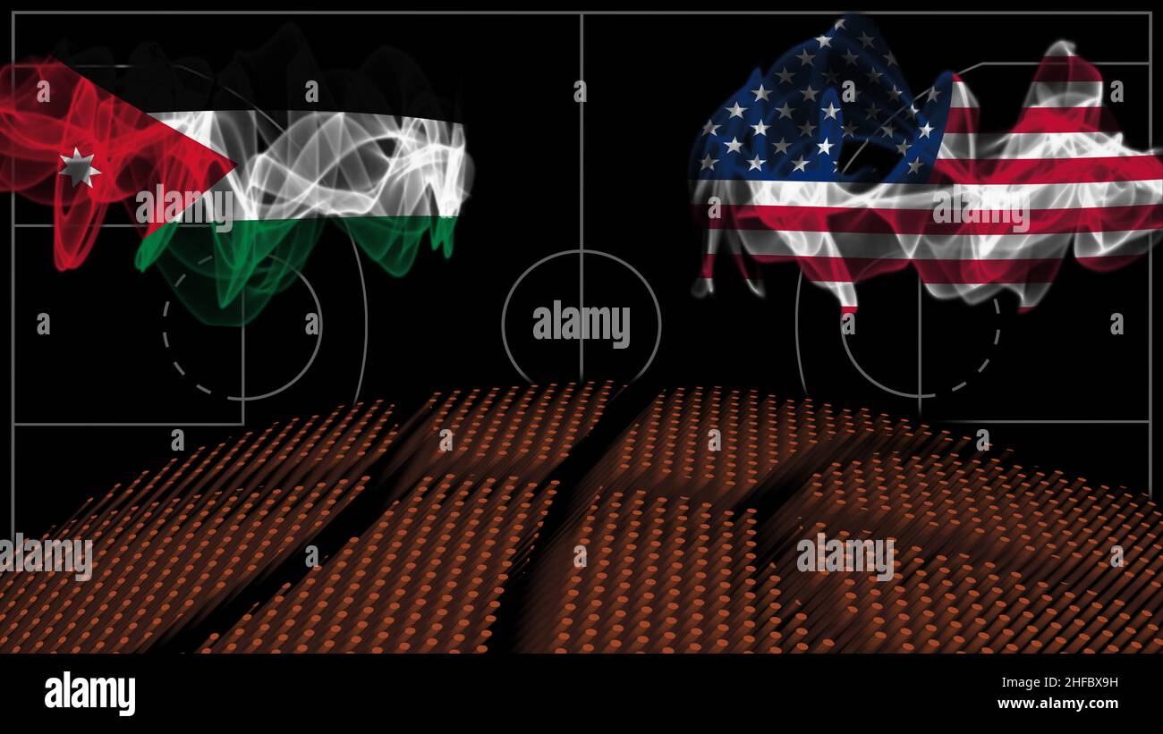 Jordan usa flag hi-res stock photography and images - Alamy