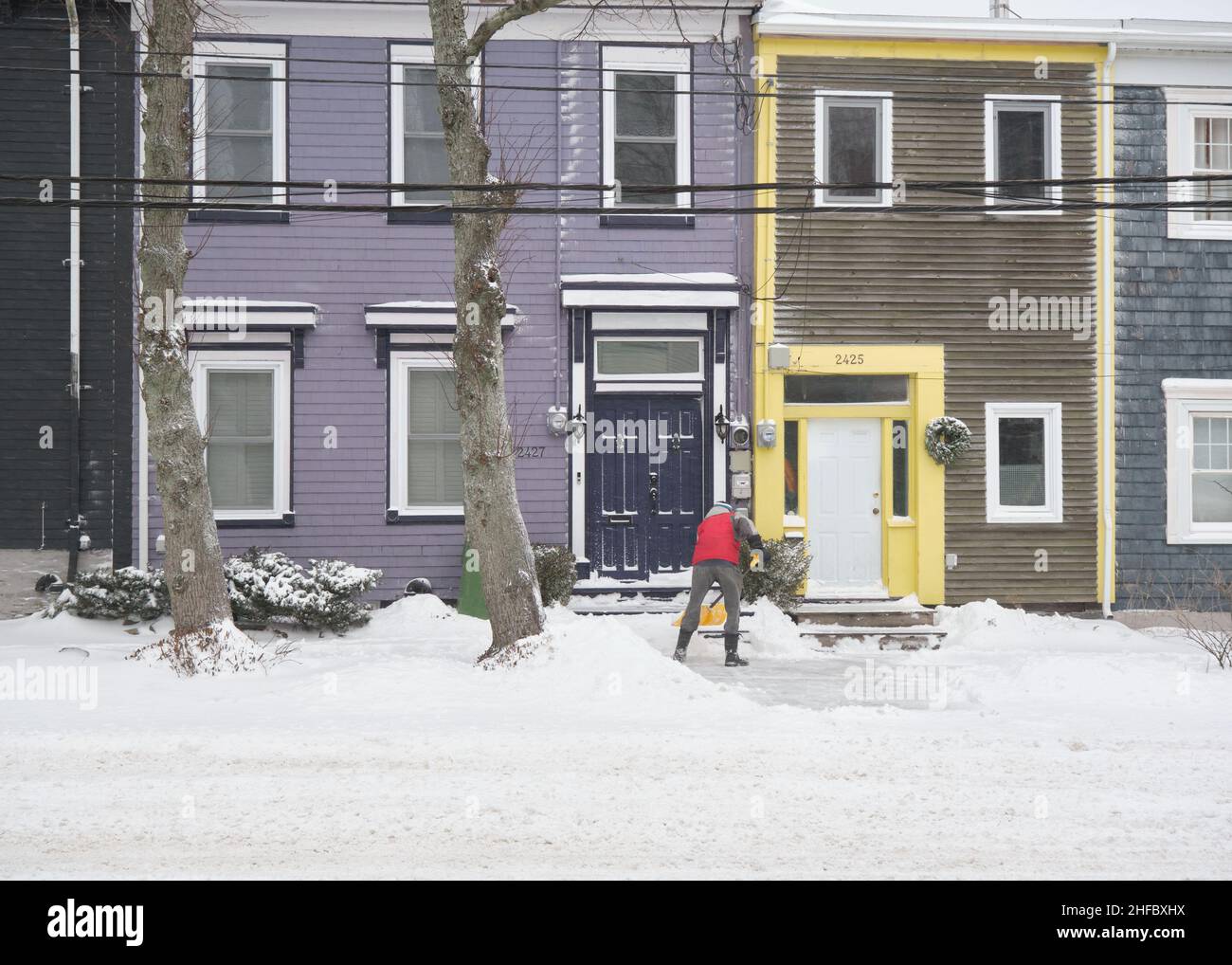 Halifax, Nova Scotia, Canada. January 15th, 2022. A massive weather ...