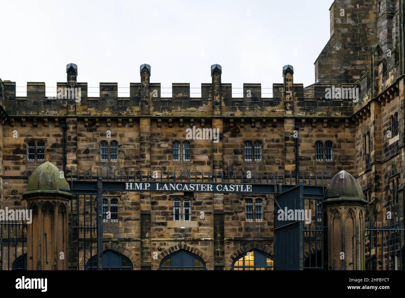 Lancaster castle, a medieval castle in the city centre owned by the ...