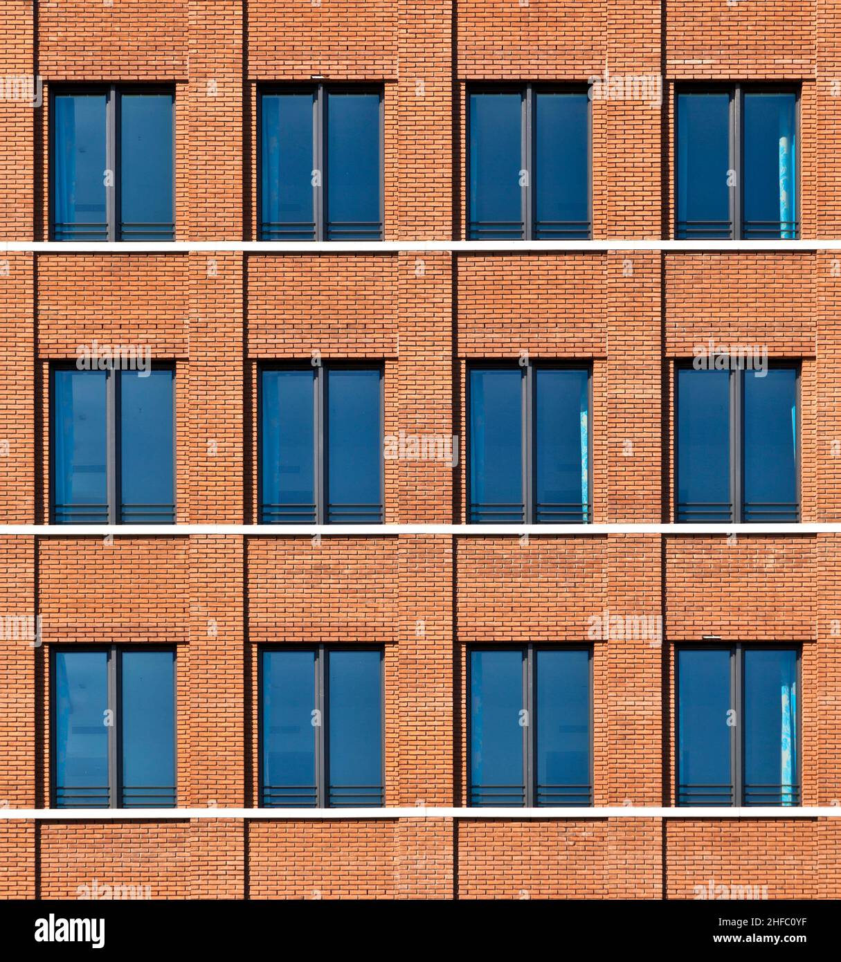 facade of modern bulding with windows Stock Photo - Alamy