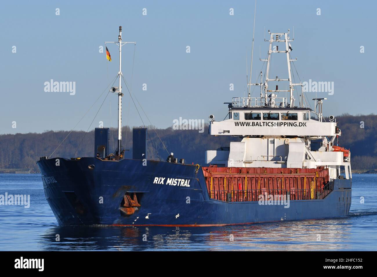 General Cargo Ship RIX MISTRAL Stock Photo - Alamy