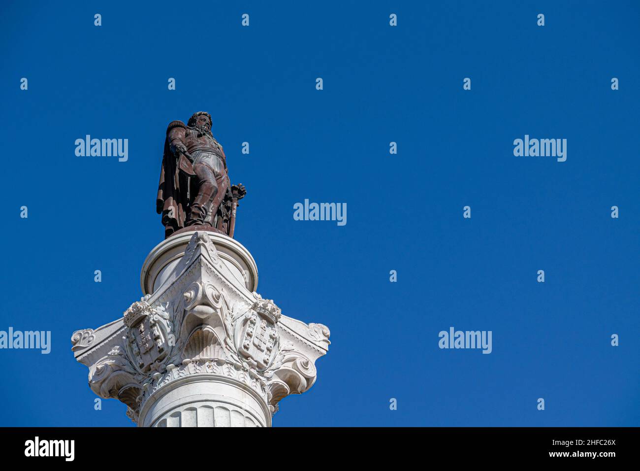 The Column of Pedro IV is a monument to King Peter IV in the middle of ...