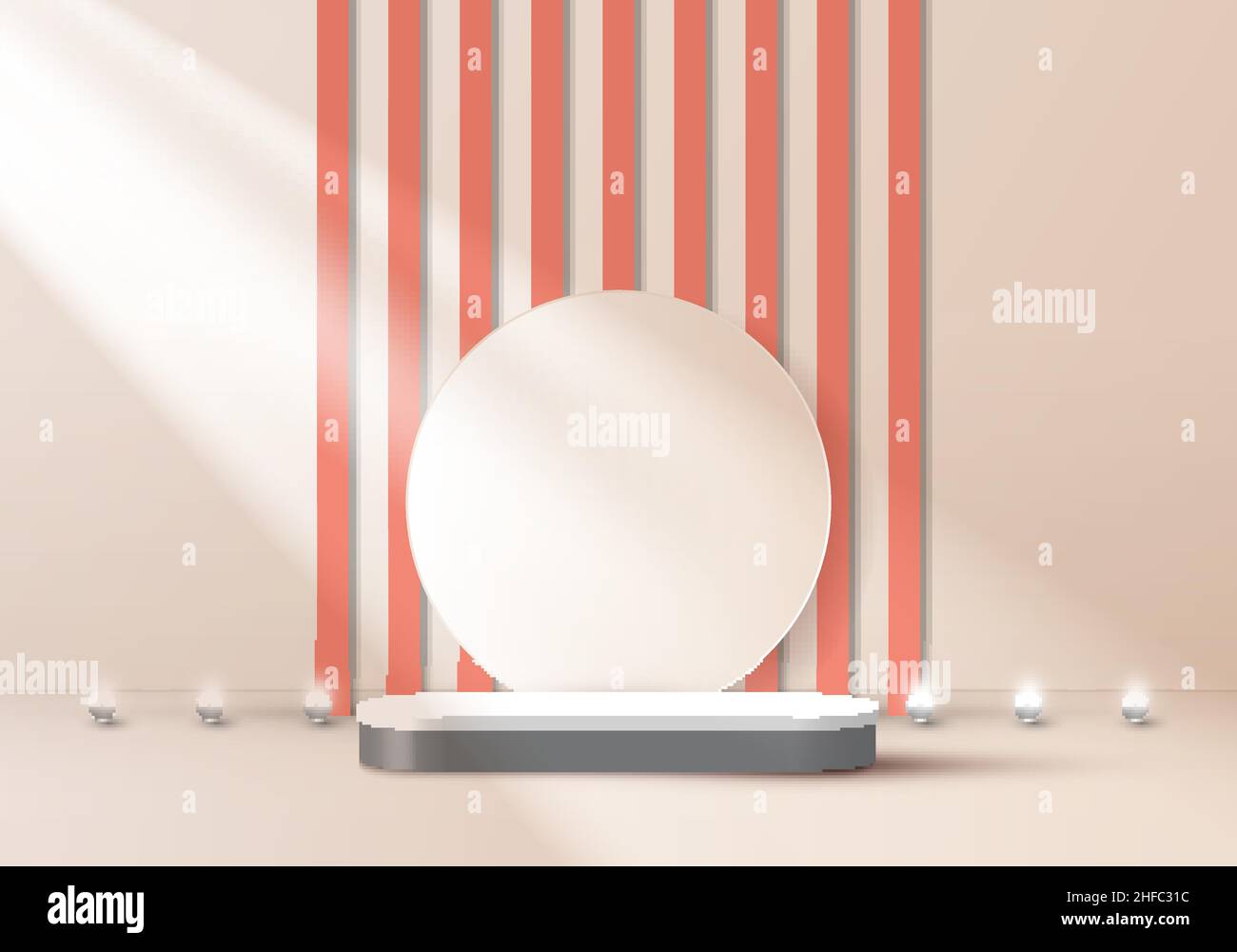 Led light exhibition design Stock Vector Images - Alamy