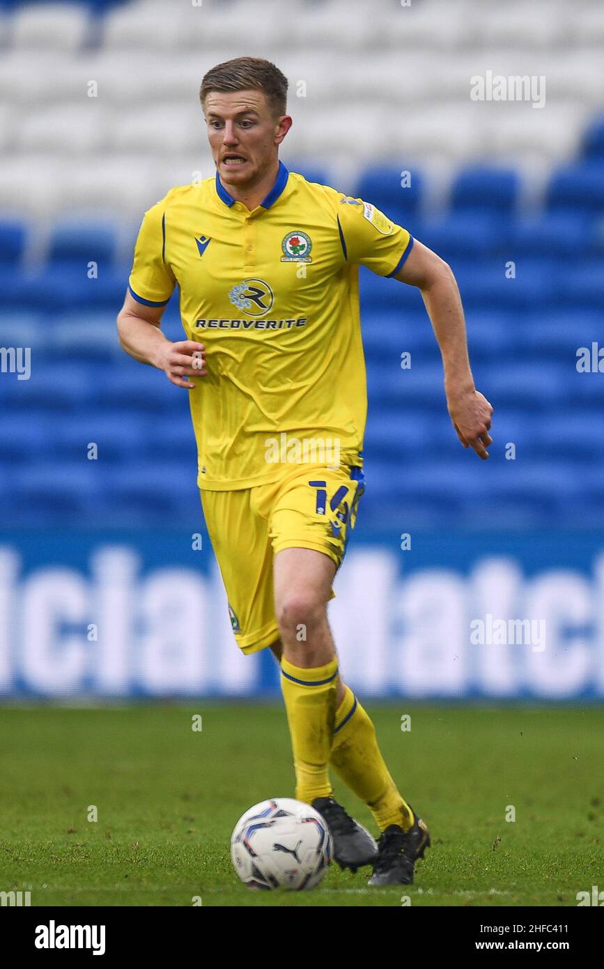 Scott Wharton #16 of Blackburn Rovers in action during the game Stock ...
