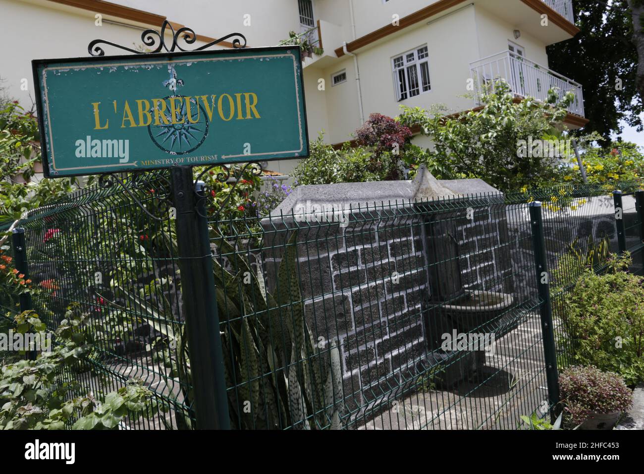 The Mahebourg Abreuvoir Stock Photo - Alamy