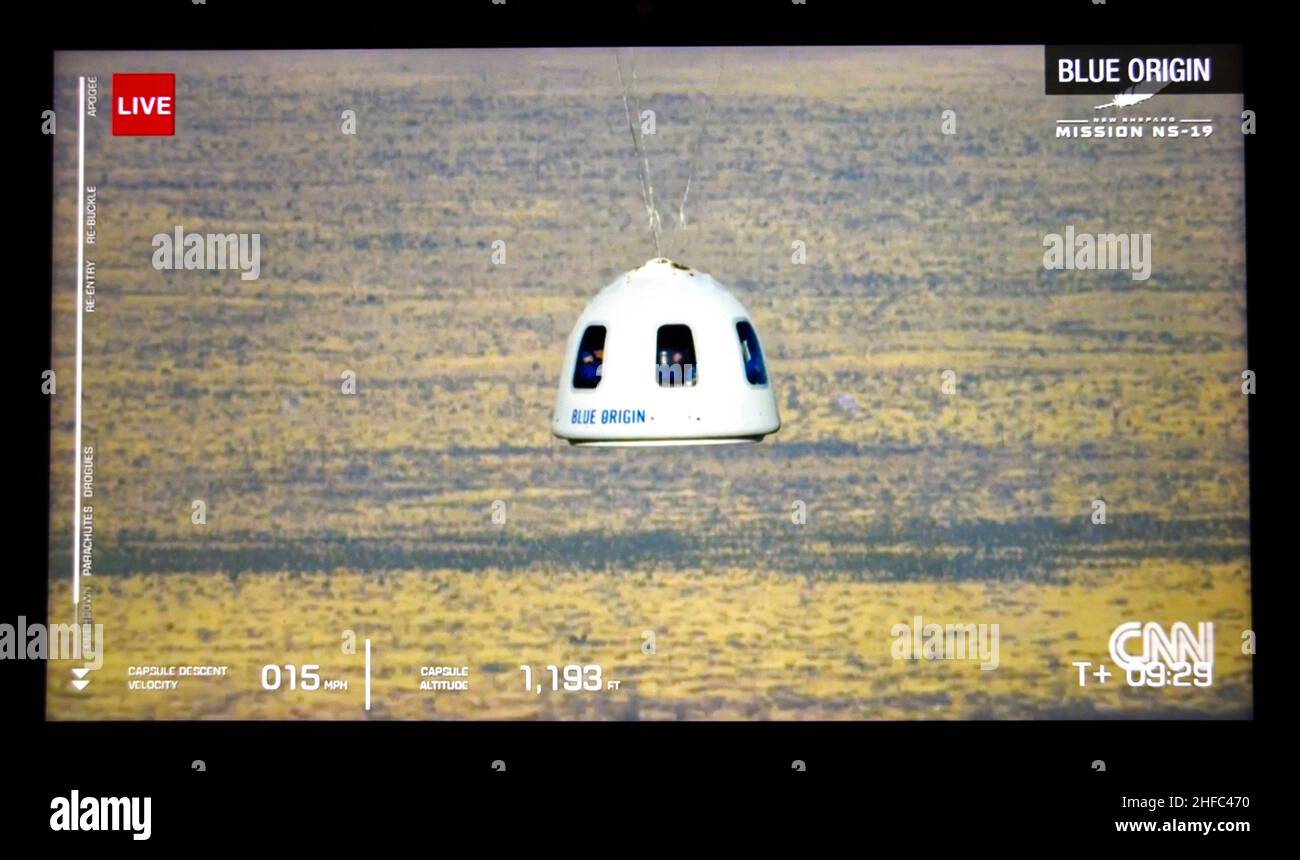 Blue origin rocket hi-res stock photography and images - Alamy