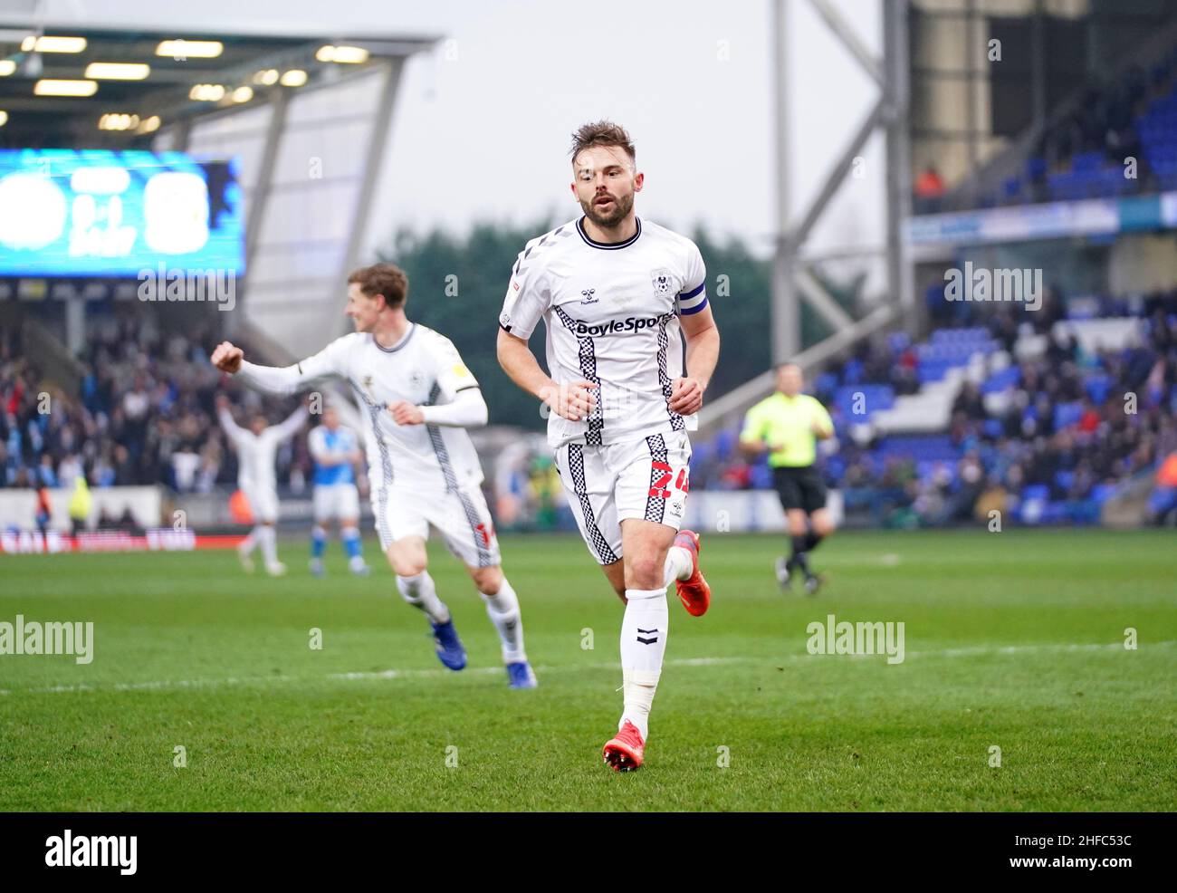 Coventry citys matt godden celebrates scoring hi-res stock photography ...