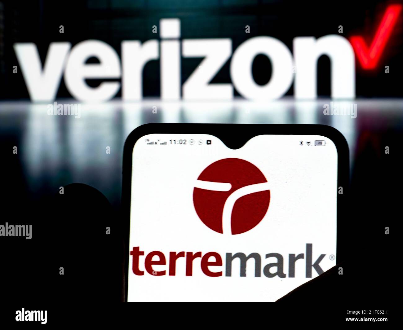 In this photo illustration, the Terremark Worldwide, Inc., a company ...