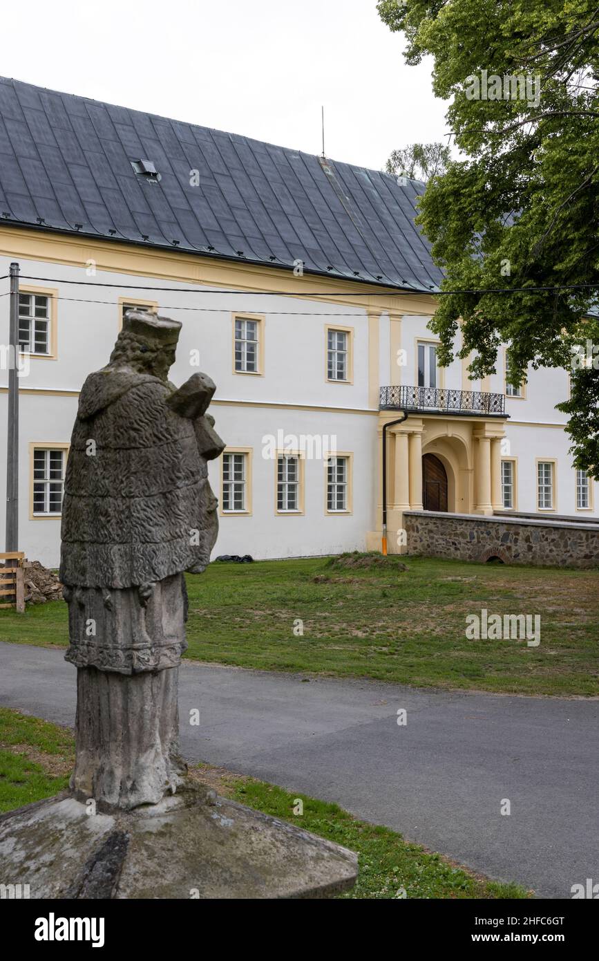 Brantice castle, Silesia, Northern Moravia, Czech Republic Stock Photo ...