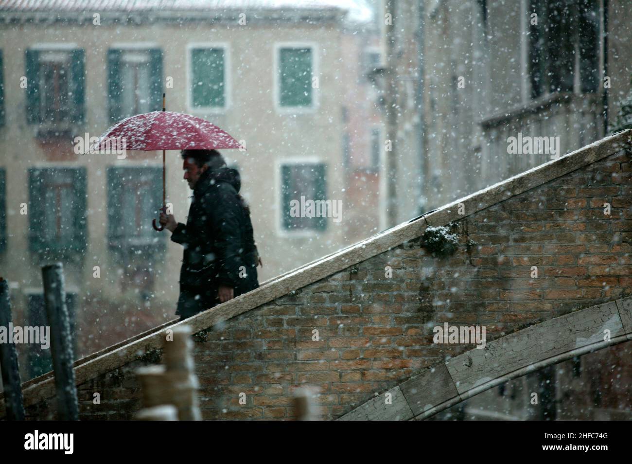 neve, a, venezia Stock Photo - Alamy