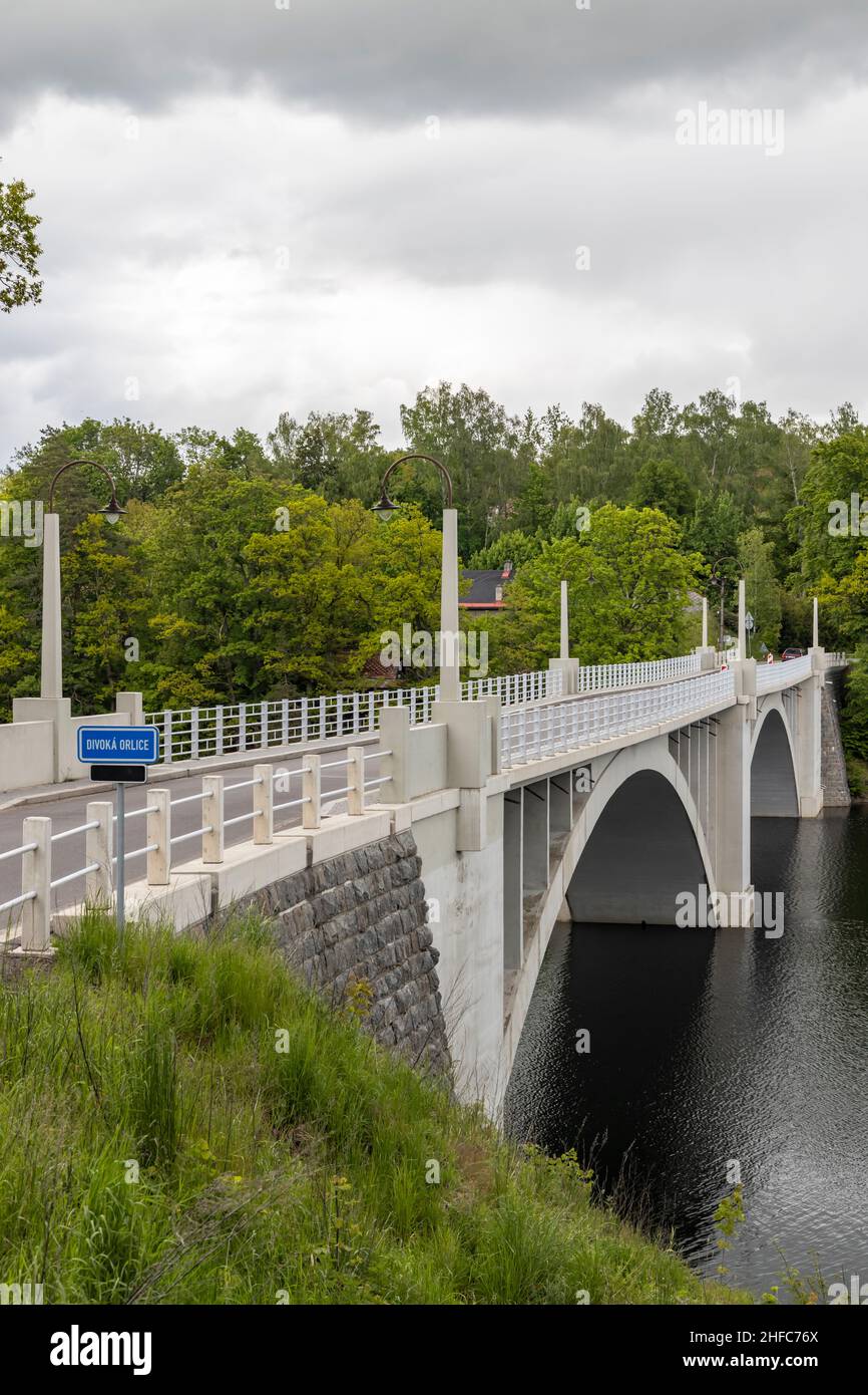Reinforced concrete viaduct, Pastviny, Divoka Orlice, Eastern Bohemia ...