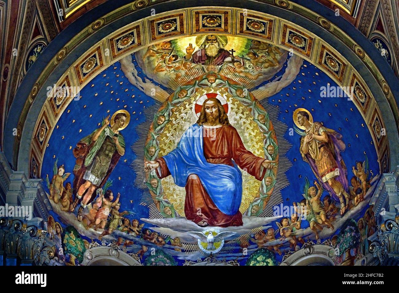 Basilica of the saints gervasio and protasio hi-res stock photography ...