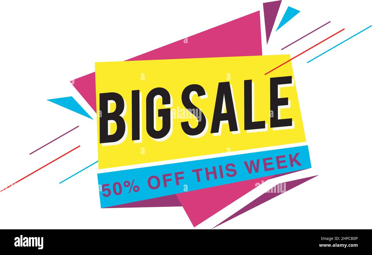 Offer red vector banners Cut Out Stock Images & Pictures - Alamy