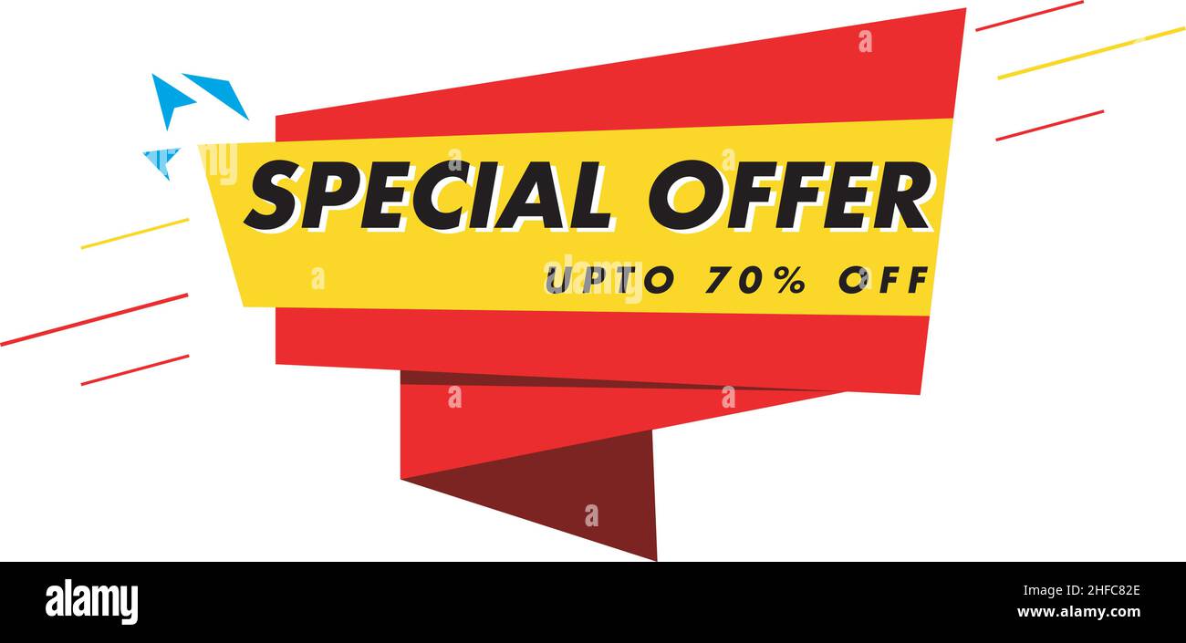 Special Offer Sales Banner In Vector Format Stock Vector Image & Art ...