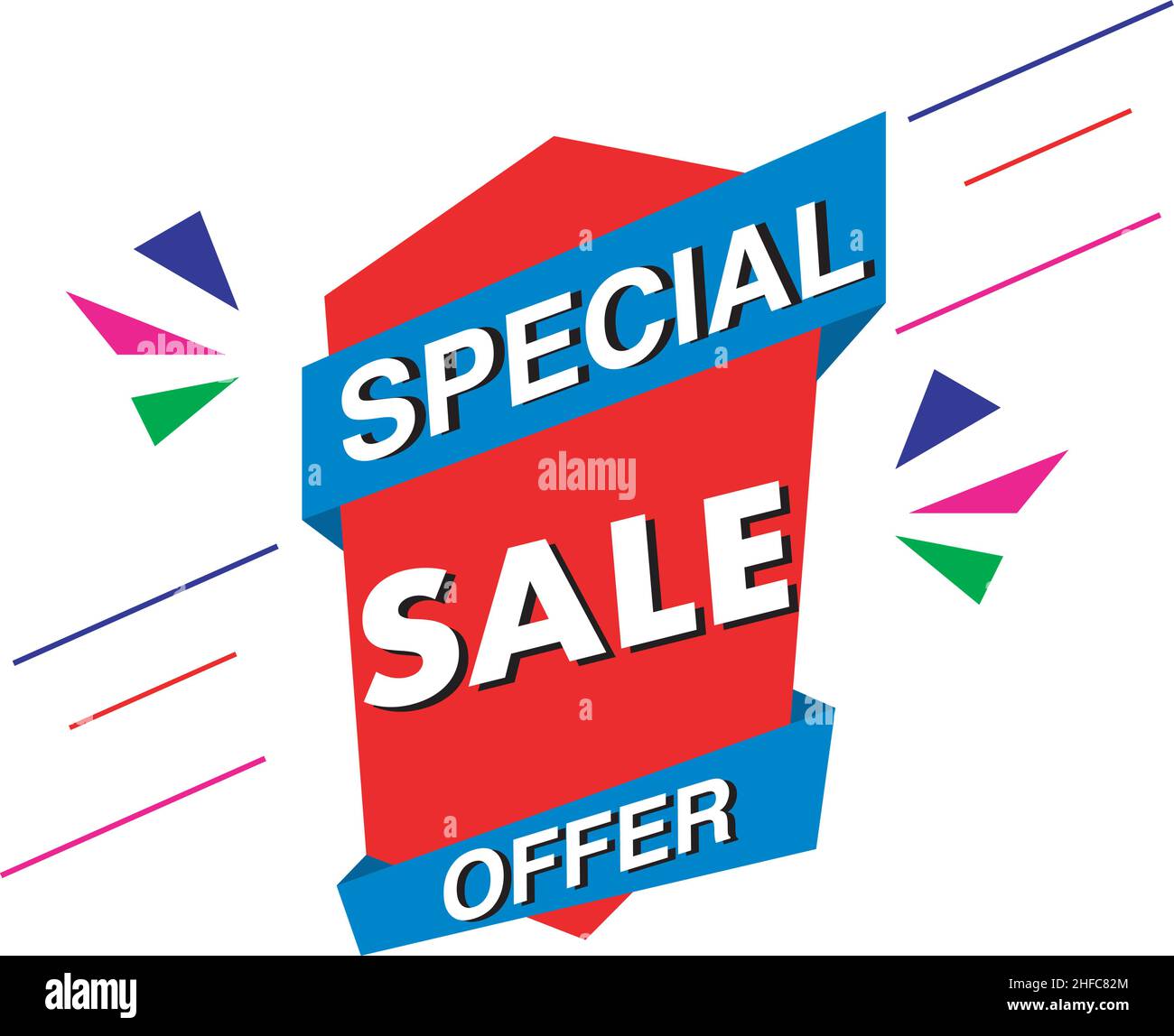 Special Offer Sales Banner Stock Vector Image & Art - Alamy