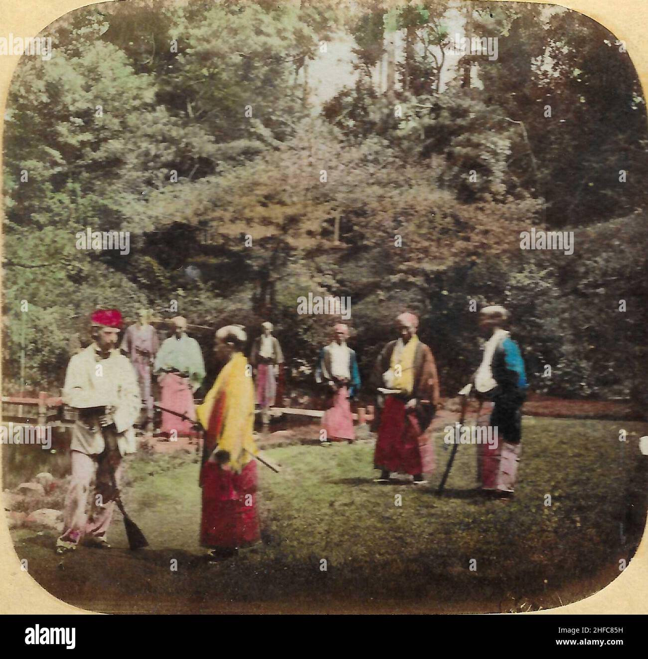 Stereoview - no 57 Views in Japan by Rossier - Jeda - Group of Japanese ...